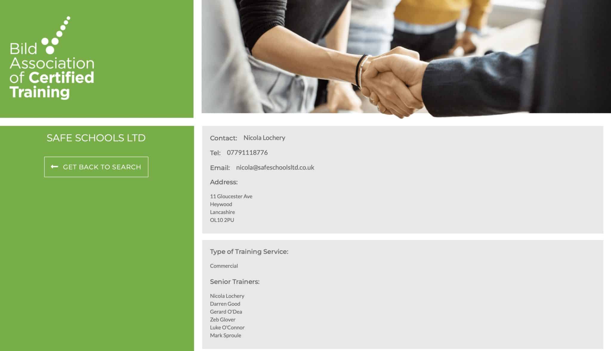 BILD ACT RRN Certified Training